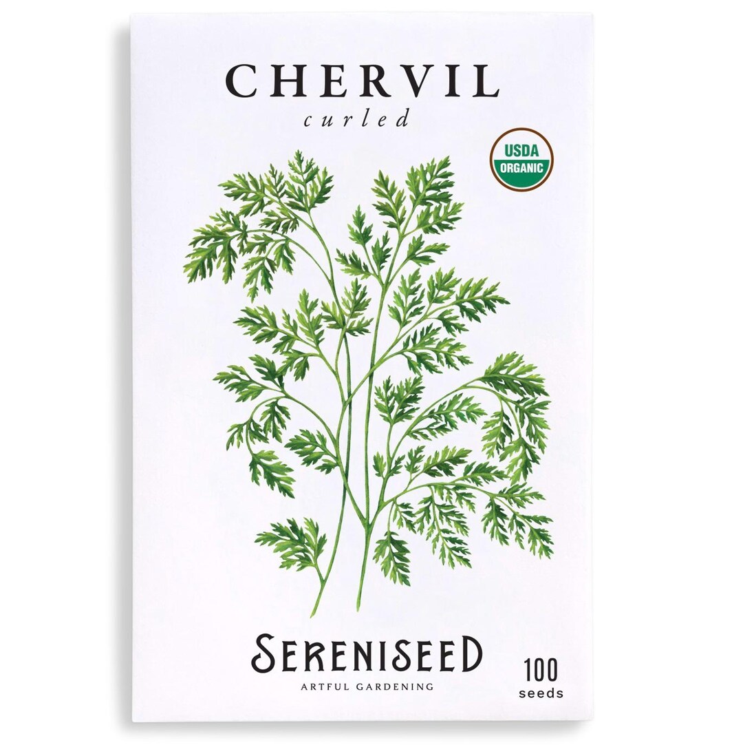 Certified Organic Curled Chervil Seeds - Etsy