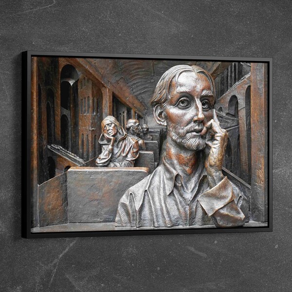 Modern Thinking Man Sculptures - Etsy