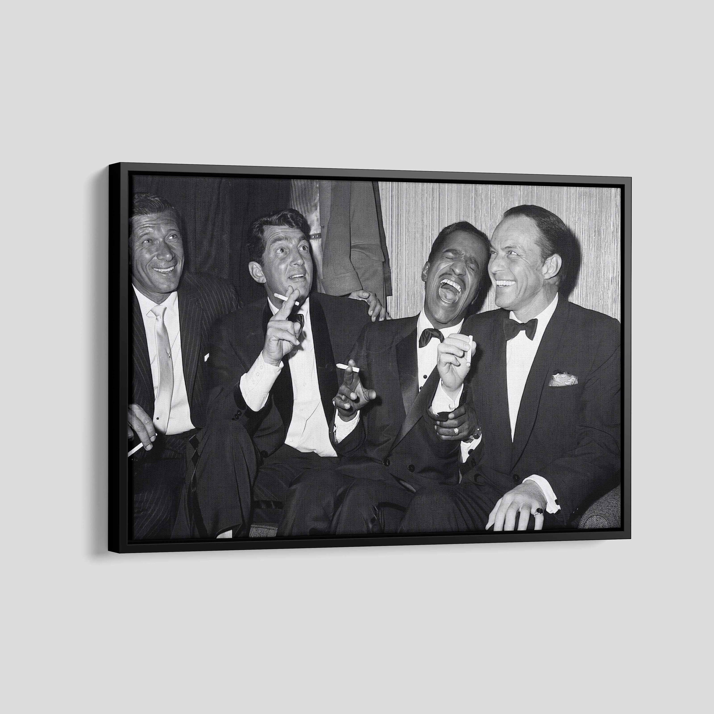 The Rat Pack Poster Dean Martin Sammy Davis Jr And Frank Sinatra The Rat Pack Print The Rat