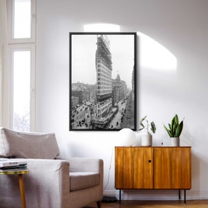 Flatiron Poster, New York City Print, Manhattan Flatiron Canvas, NYC ...