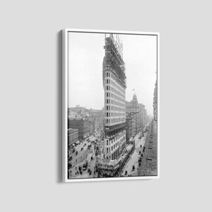 Flatiron Poster, New York City Print, Manhattan Flatiron Canvas, NYC ...