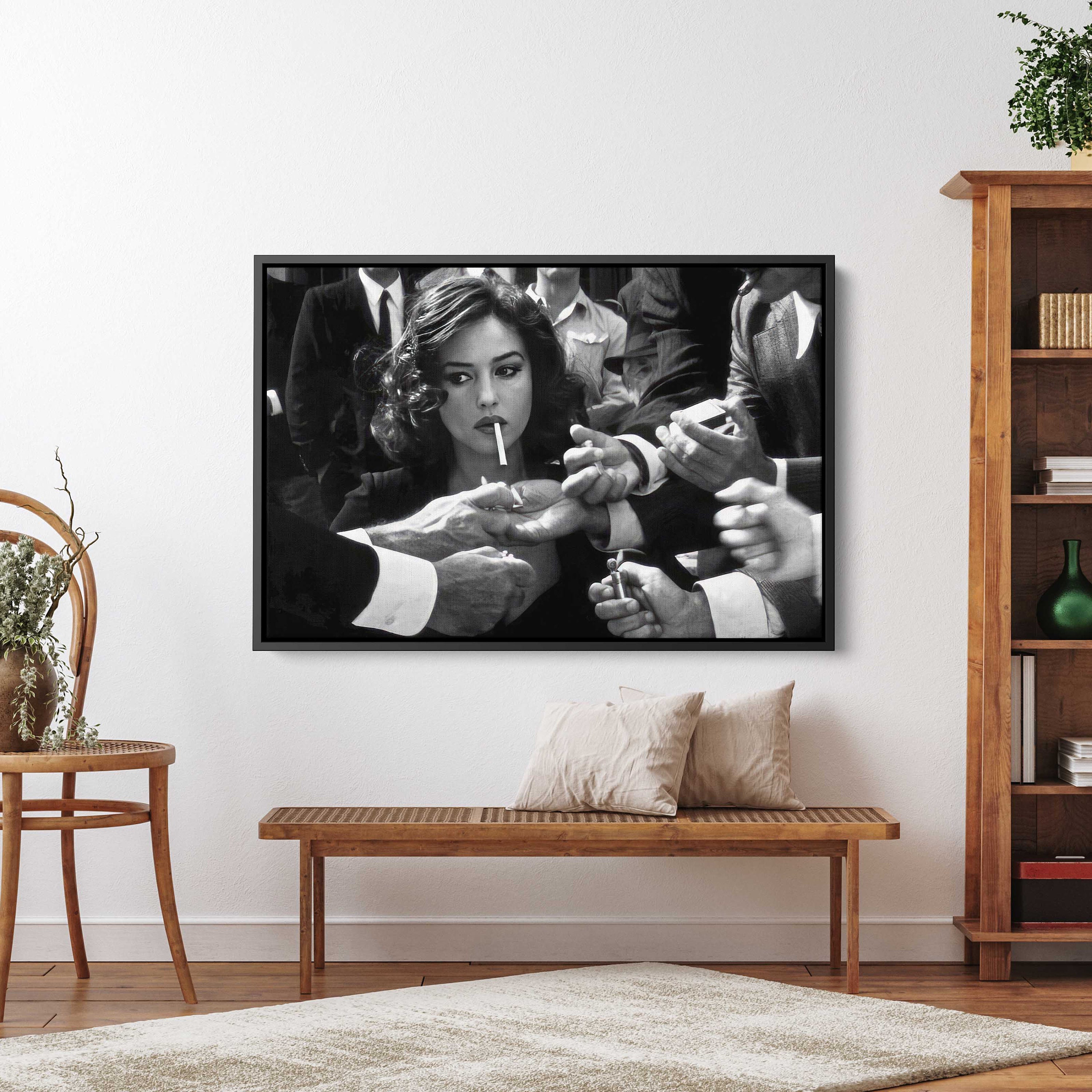 Monica Bellucci Smoking Cigarette Poster Monica Bellucci - Etsy