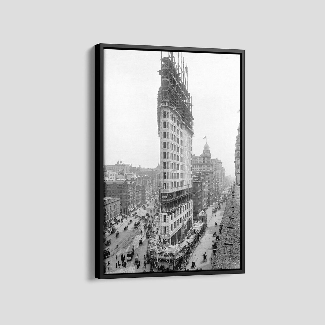 Flatiron Poster, New York City Print, Manhattan Flatiron Canvas, NYC ...