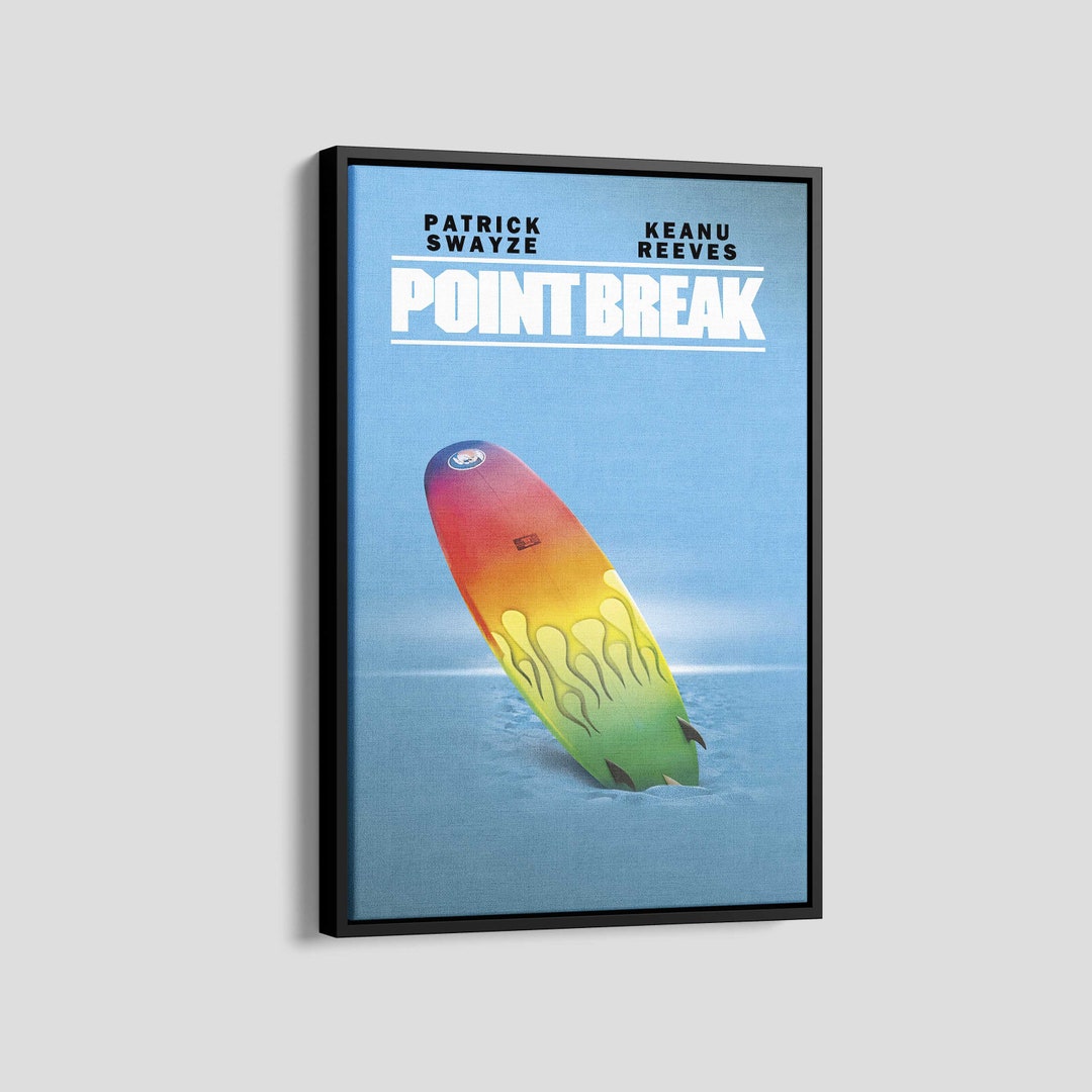 Point Break 1991 Movie Canvas, Point Break Movie Poster, Point Break ...