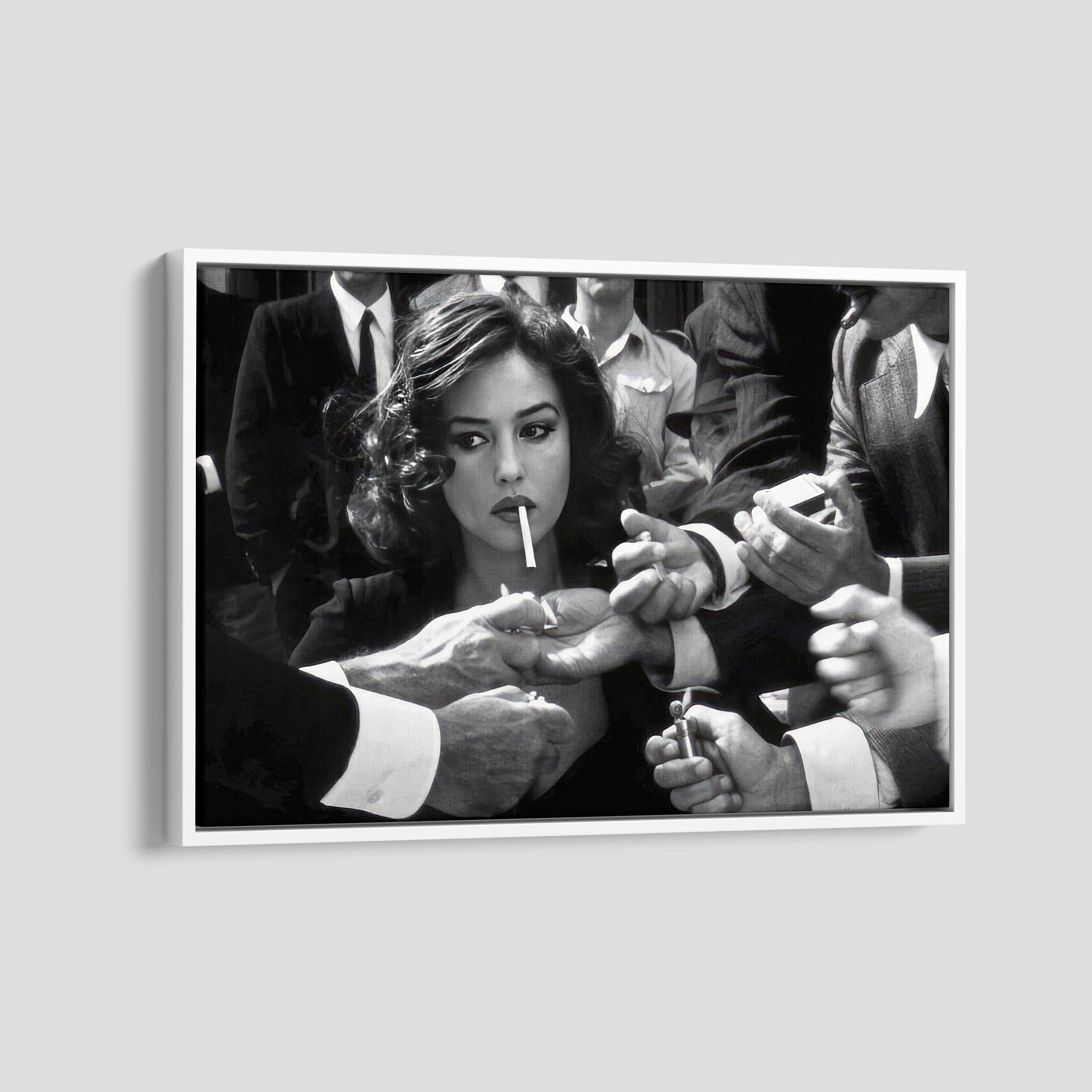 Monica Bellucci Smoking Cigarette Poster Monica Bellucci - Etsy