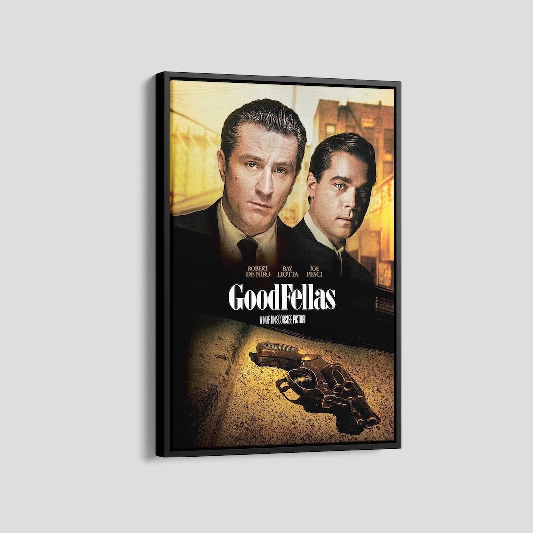 Goodfellas 1990 Movie Poster, Goodfellas Movie Canvas, Goodfellas 1990 ...