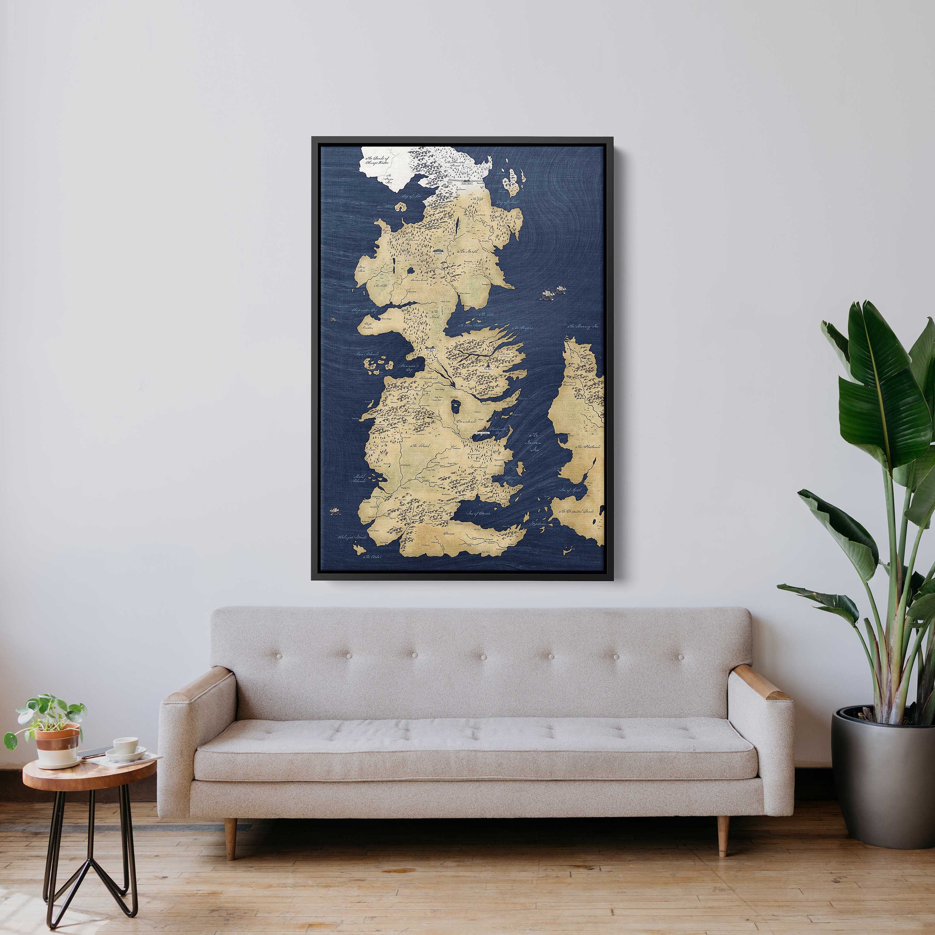 Westeros Map From Game of Thrones Map Westeros Map Poster - Etsy