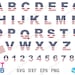 USA Letters Svg Png, American Png Letters Svg Cricut, USA Flag Svg Png ...