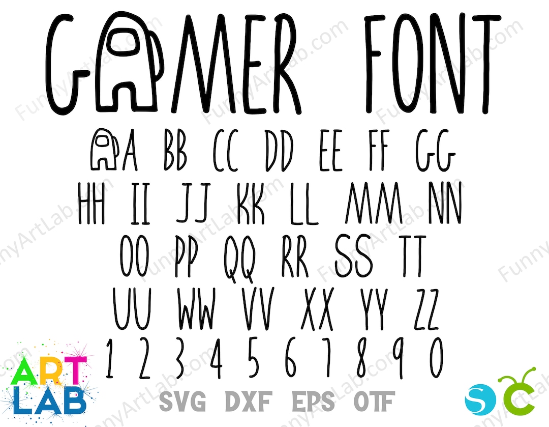 Gamer Font Svg, Gamer Letters Svg Cricut, Gamer Shirt Diy Svg, Family ...