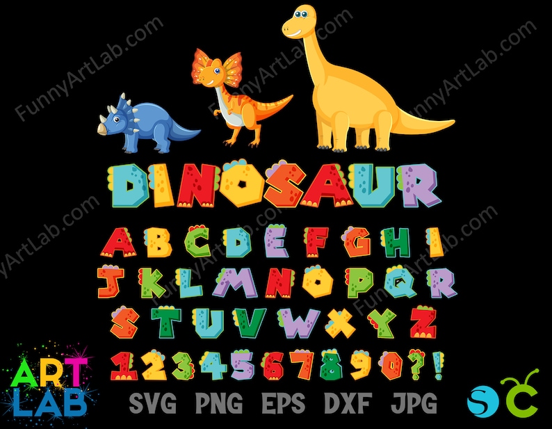 Dinosaur Letters SVG, Dinosaur Font SVG PNG, Dino Font Svg Dinosaur ...