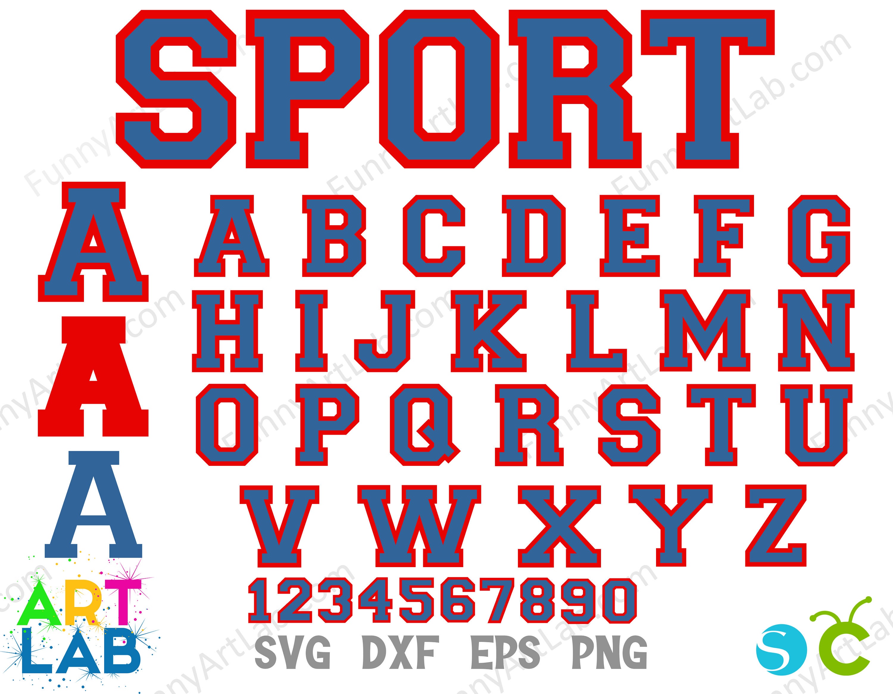 Sport Letters Svg, Varsity Svg Letters, College Letters Svg, Varsity ...