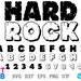 Rocks Font Bundle, Rock Letters SVG Cricut Distressed Font Svg, Rock ...