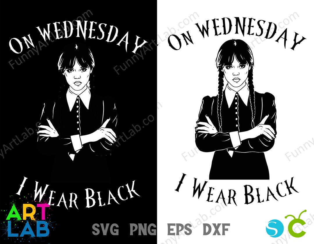 Wednesday SVG, Wednesday Png, Wednesday Addams Png, Wednesday Shirt Diy ...