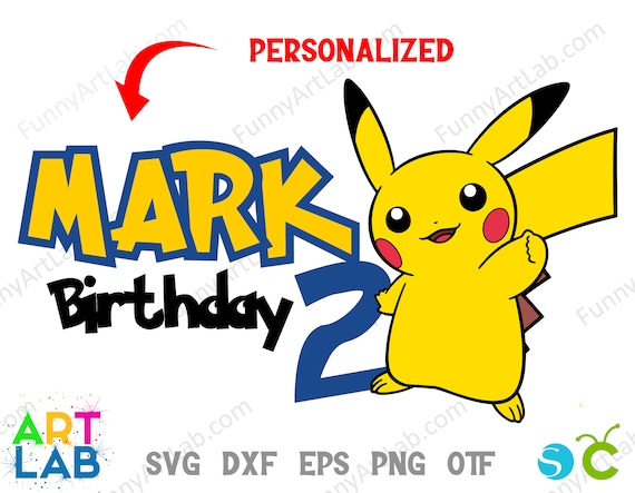 Pokemon Font Happy Birthday