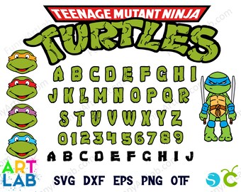 Teenage Mutant Ninja Turtles Font Otf - Etsy