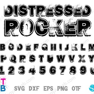 Rocks Font Bundle, Rock Letters SVG Cricut Distressed Font Svg, Rock ...