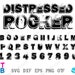 Rocks Font Bundle, Rock Letters SVG Cricut Distressed Font Svg, Rock ...
