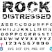 Distressed Rock Font, Rock Letters SVG Cricut Rock Svg Font Silhouette ...