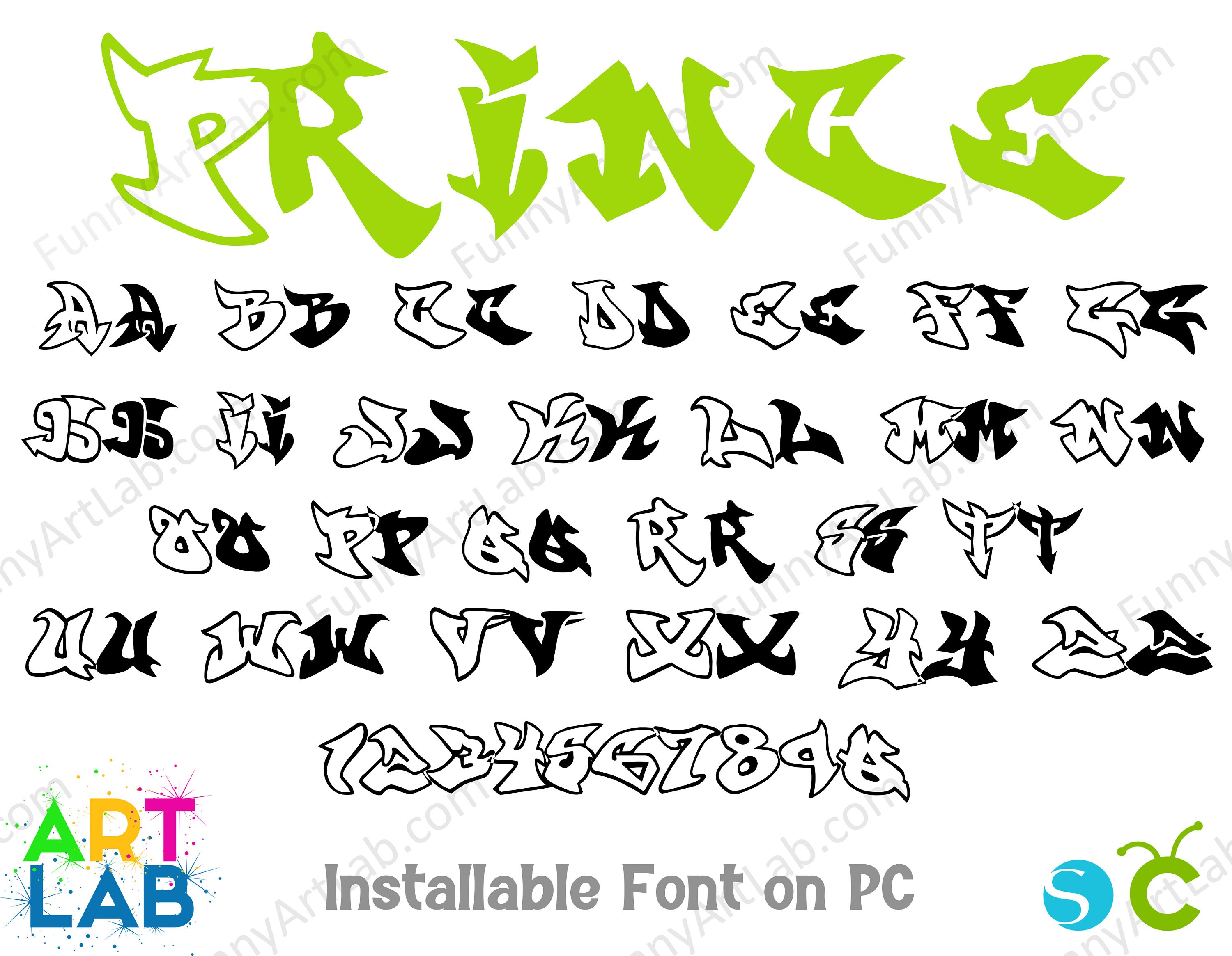 Fresh Letters Layered SVG, Fresh Font Otf, PNG Graffiti Letters Svg ...