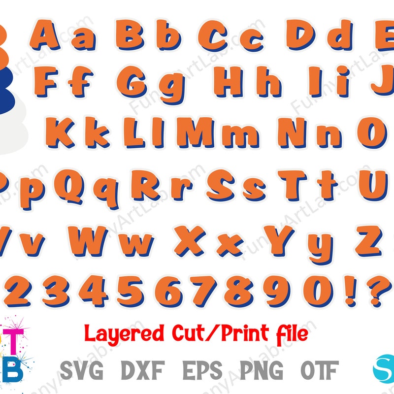 Blippi Font - Etsy