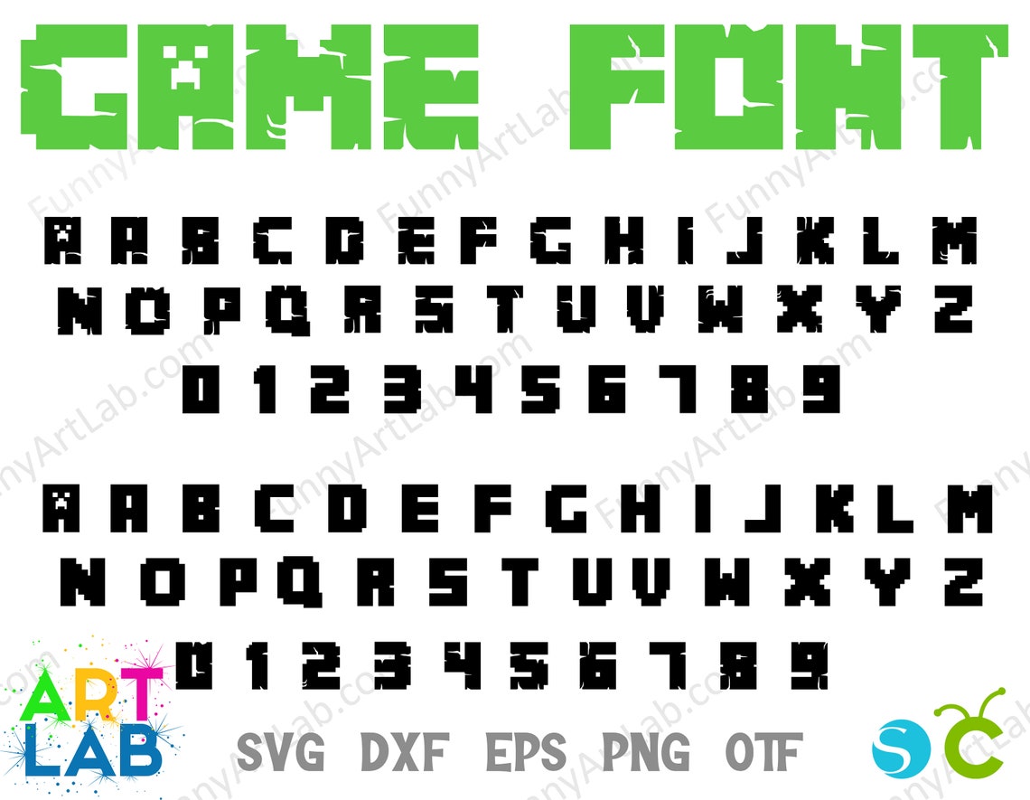Gamer Svg Letters Layered, Gamer Personalized Svg Cricut, Game Logo ...