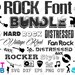 Rocks Font Bundle, Rock Letters SVG Cricut Distressed Font Svg, Rock ...