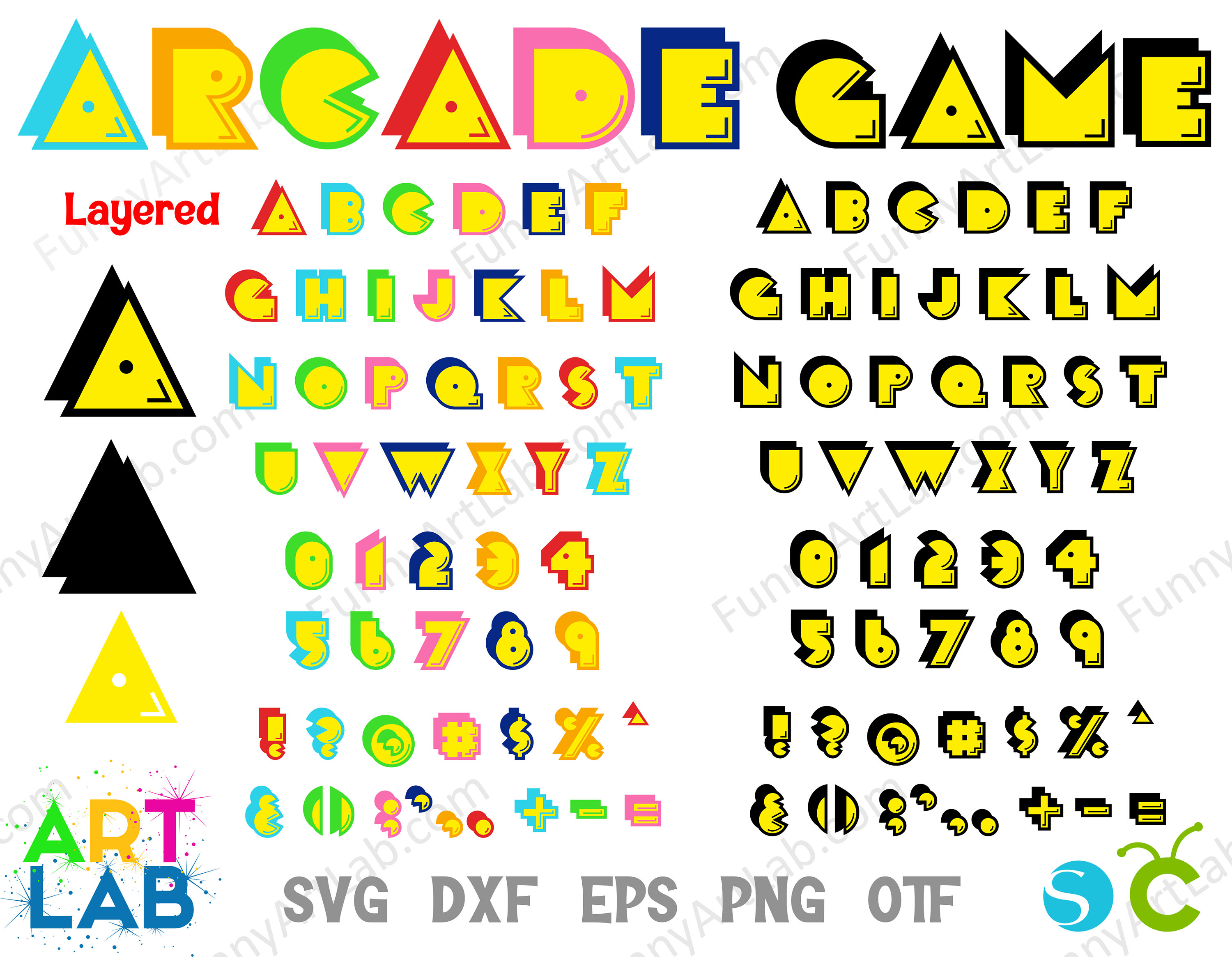 Pacman Font