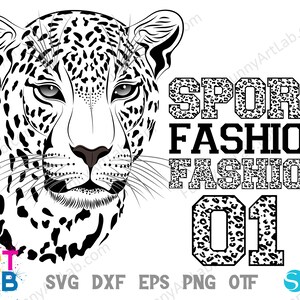 Leopard Font OTF, Leopard Svg Letters, Sport Font Cricut, Sport Letters ...