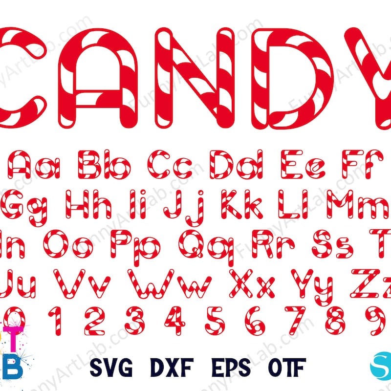 Christmas Candy Drawing - Etsy