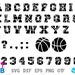 Basketball Font OTF, Basketball Letters SVG, College Font Svg, Sport ...