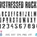 Rocks Font Bundle, Rock Letters SVG Cricut Distressed Font Svg, Rock ...