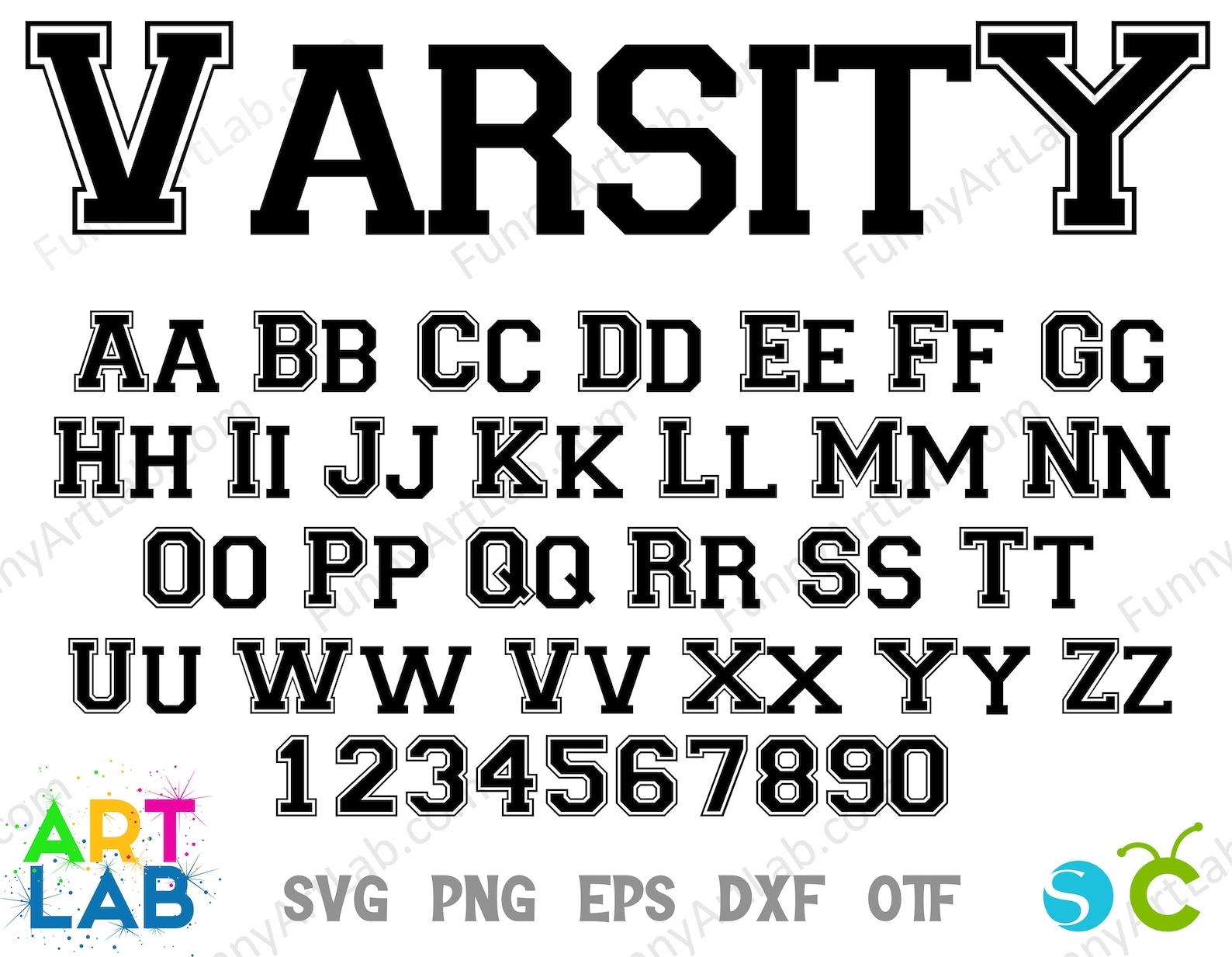 Sport Fons Bundle, Sport Font Otf, Varsity Font Otf, Distressed College ...
