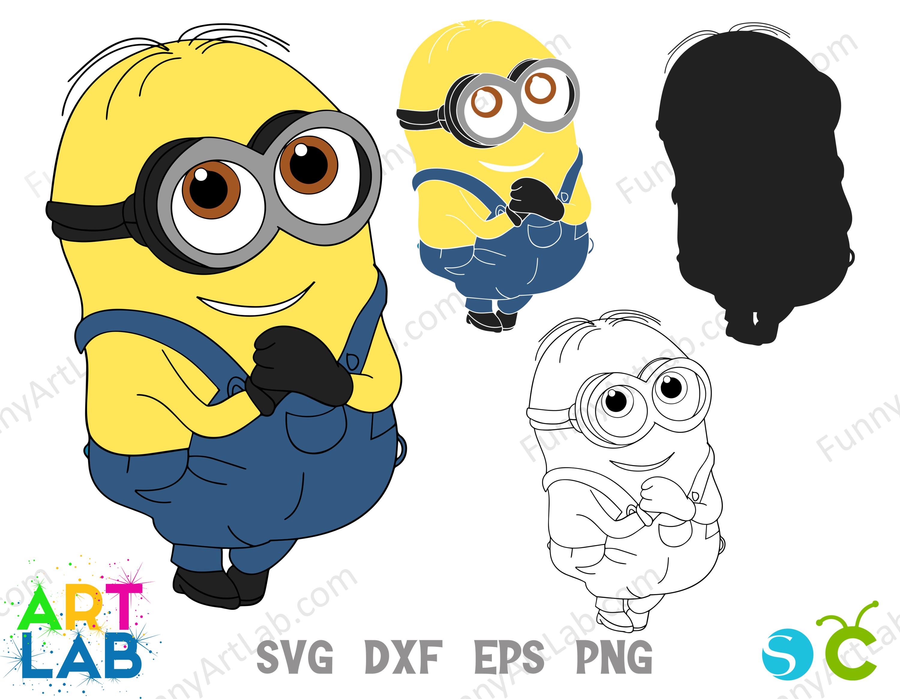 Minions Svg, Minions PNG Bundle, Minions Letters Svg Cricut, Minions ...