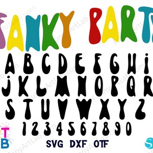 Hippie Fonts Bundle Hippie Letters Svg Cricut Hippie SVG - Etsy