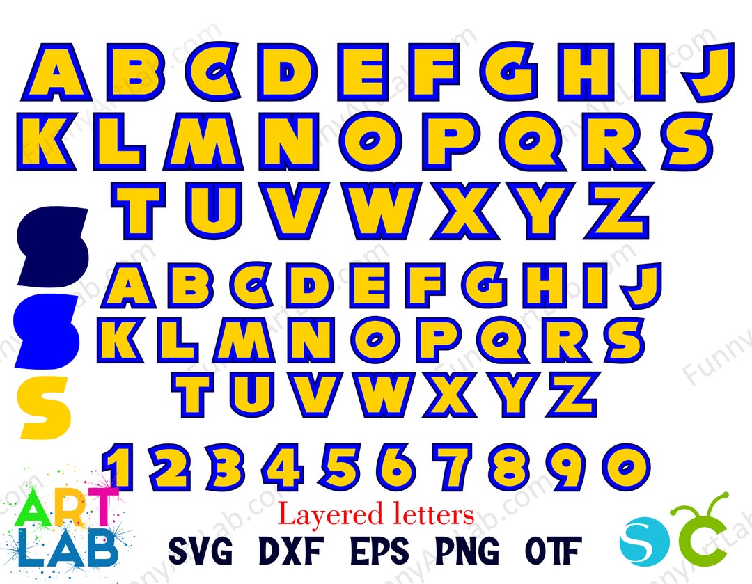 Sonic Letters Svg, Sonic Font Otf, Sonic Svg Cricut Letters Svg Sonic ...