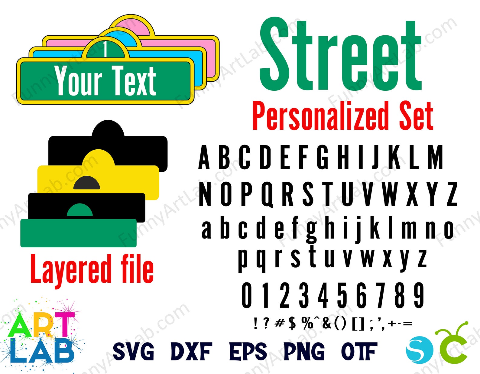 Funny Art License Street Personalized Logo Street SVG Cricut - Etsy