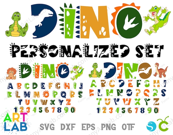 Letras Imprimibles De Dinosaurios
