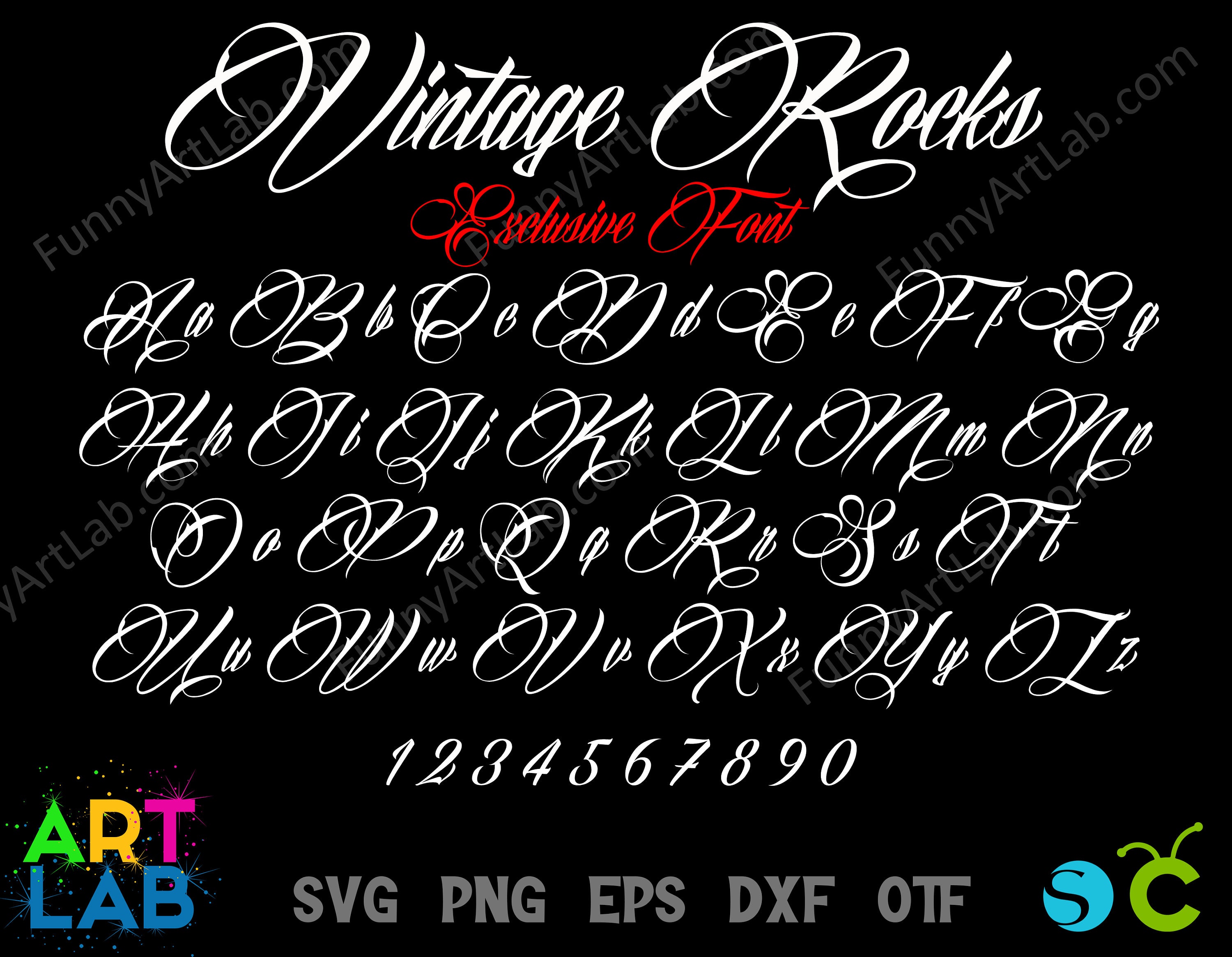 Vintage Rock Font Otf Rock Letters SVG Cricut Rock Svg Font - Etsy