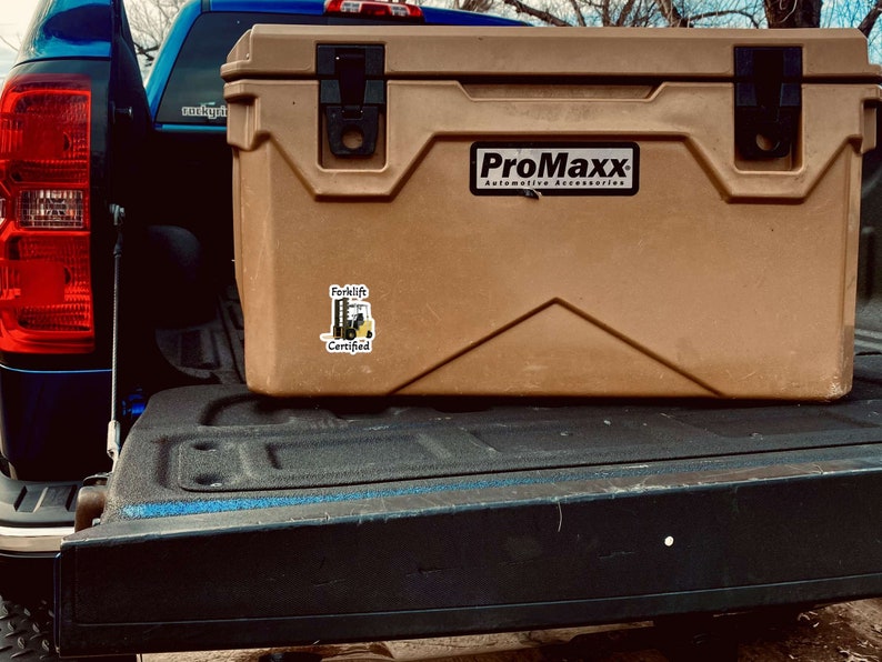 Forklift Certified Sticker Decal | Water-bottle Sticker | Laptop ...