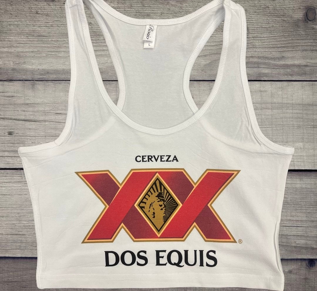 Cerveza Dos Equis Cotton Cropped Tank - Etsy