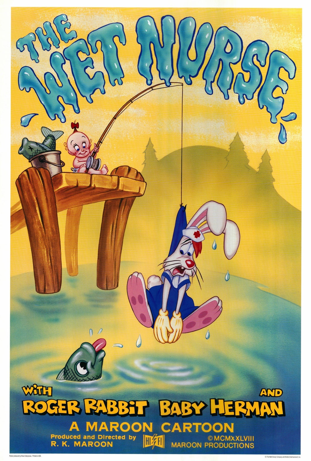 The Wet Nurse 1989 One Sheet Poster Rolled - Etsy