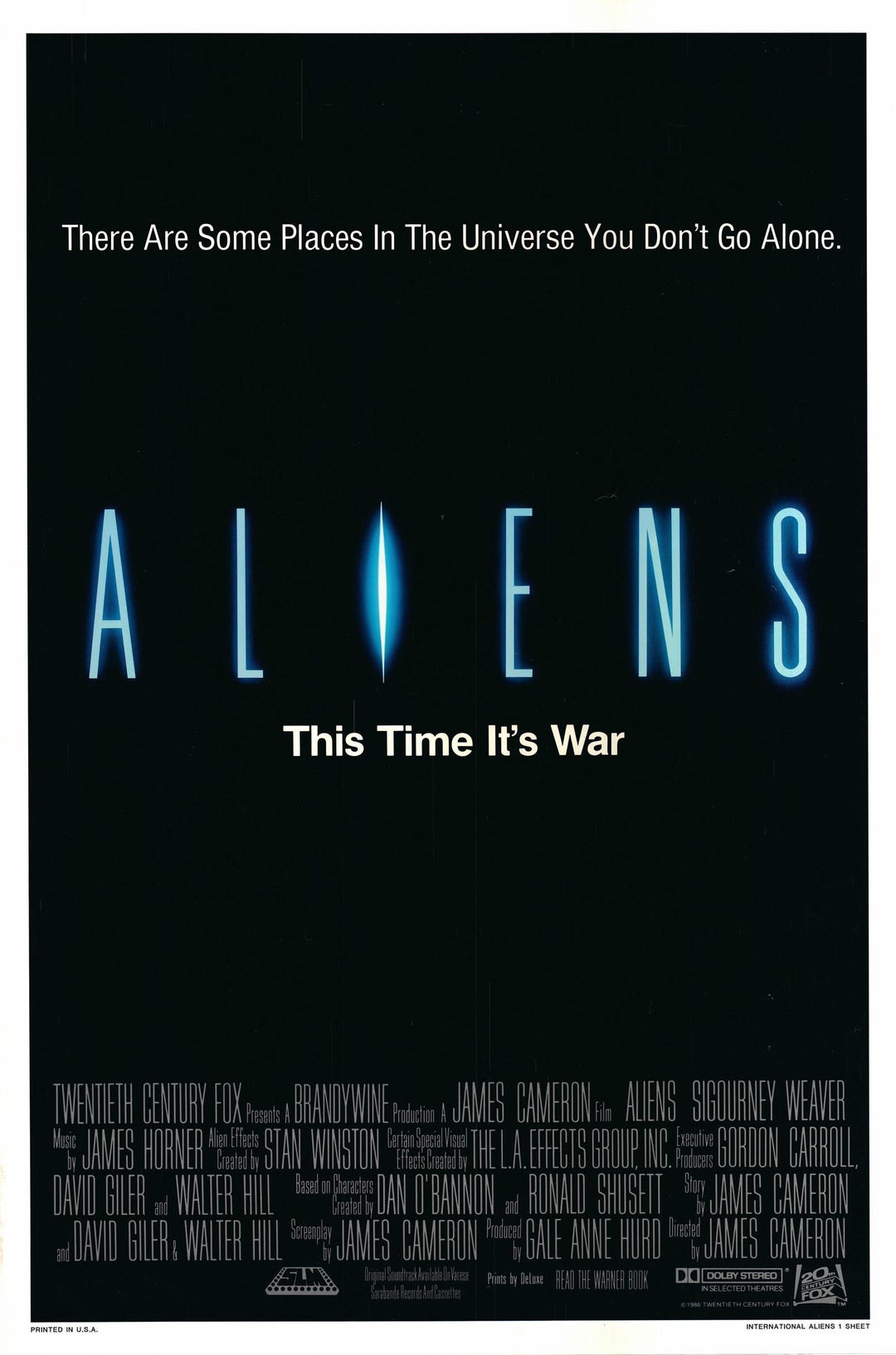 Aliens 1986 One Sheet Poster - Etsy