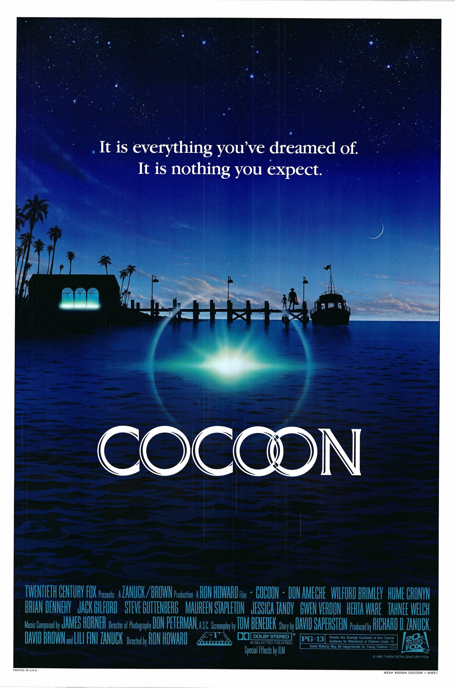 Cocoon 1985 One Sheet Poster Rolled - Etsy