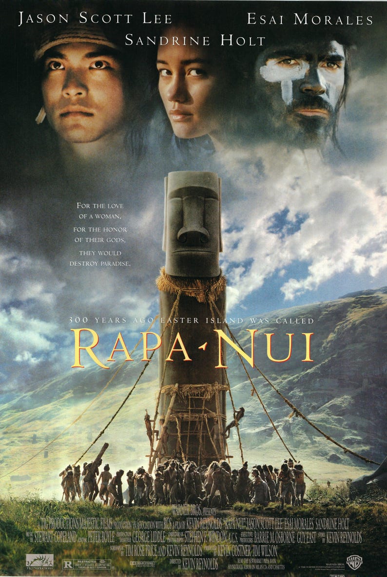 Rapa Nui 1994 One Sheet Poster Rolled - Etsy