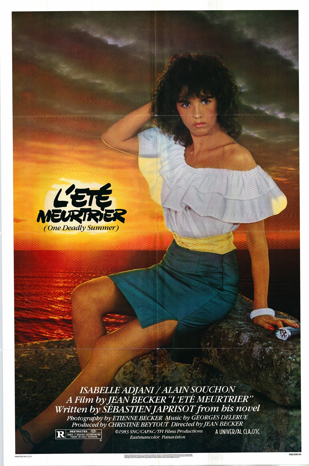 One Deadly Summer lété Meurtrier 1983 French One Sheet Poster Folded - Etsy
