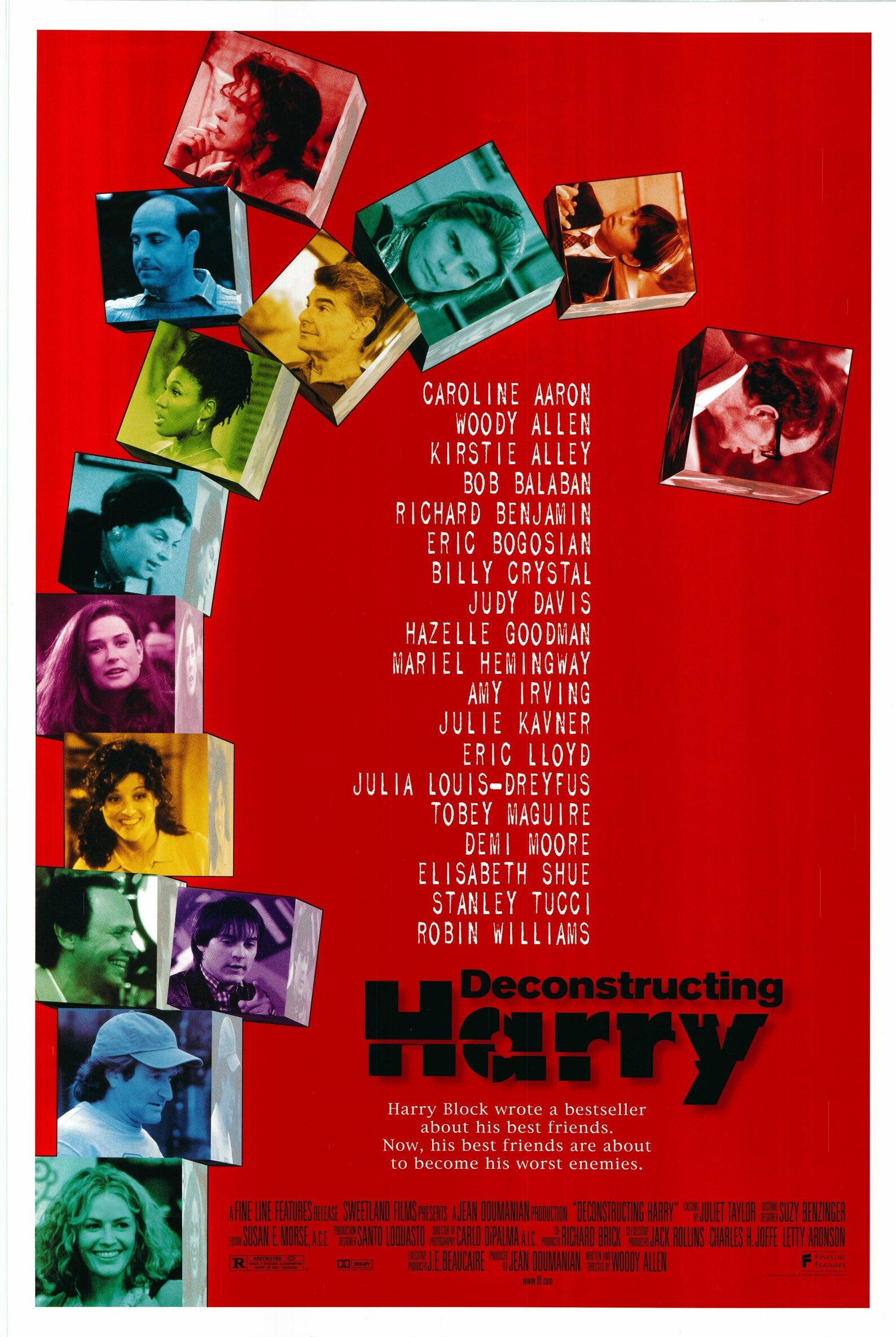 Deconstructing Harry 1997 One Sheet Poster Rolled - Etsy