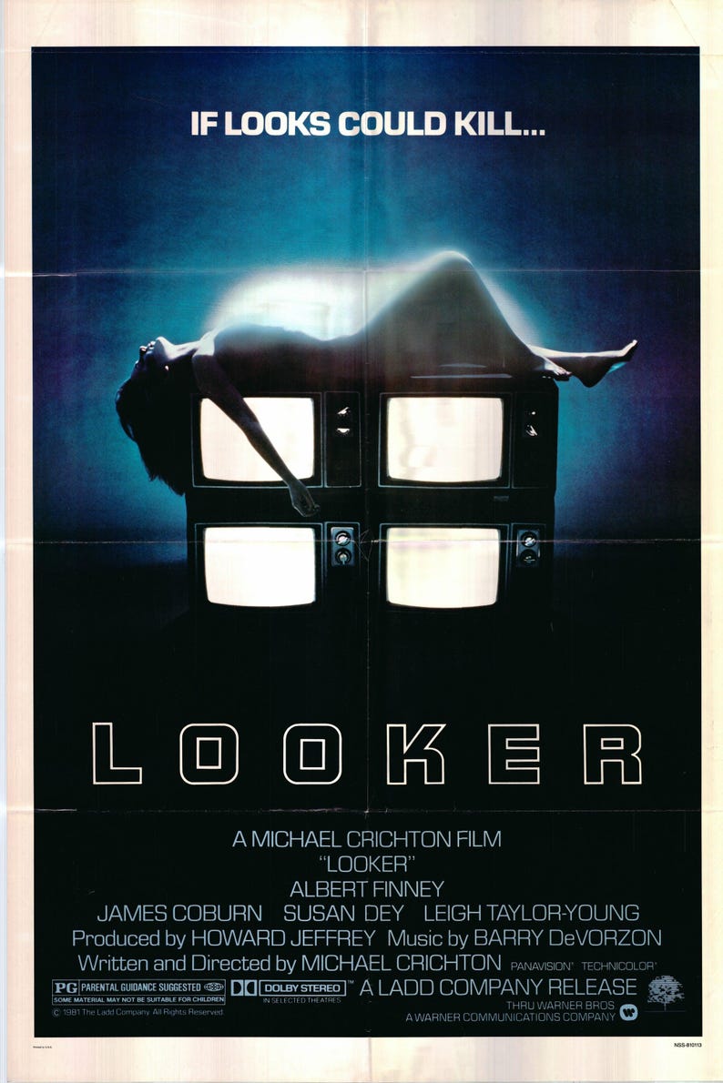 Looker 1981 One Sheet Poster Folded - Etsy