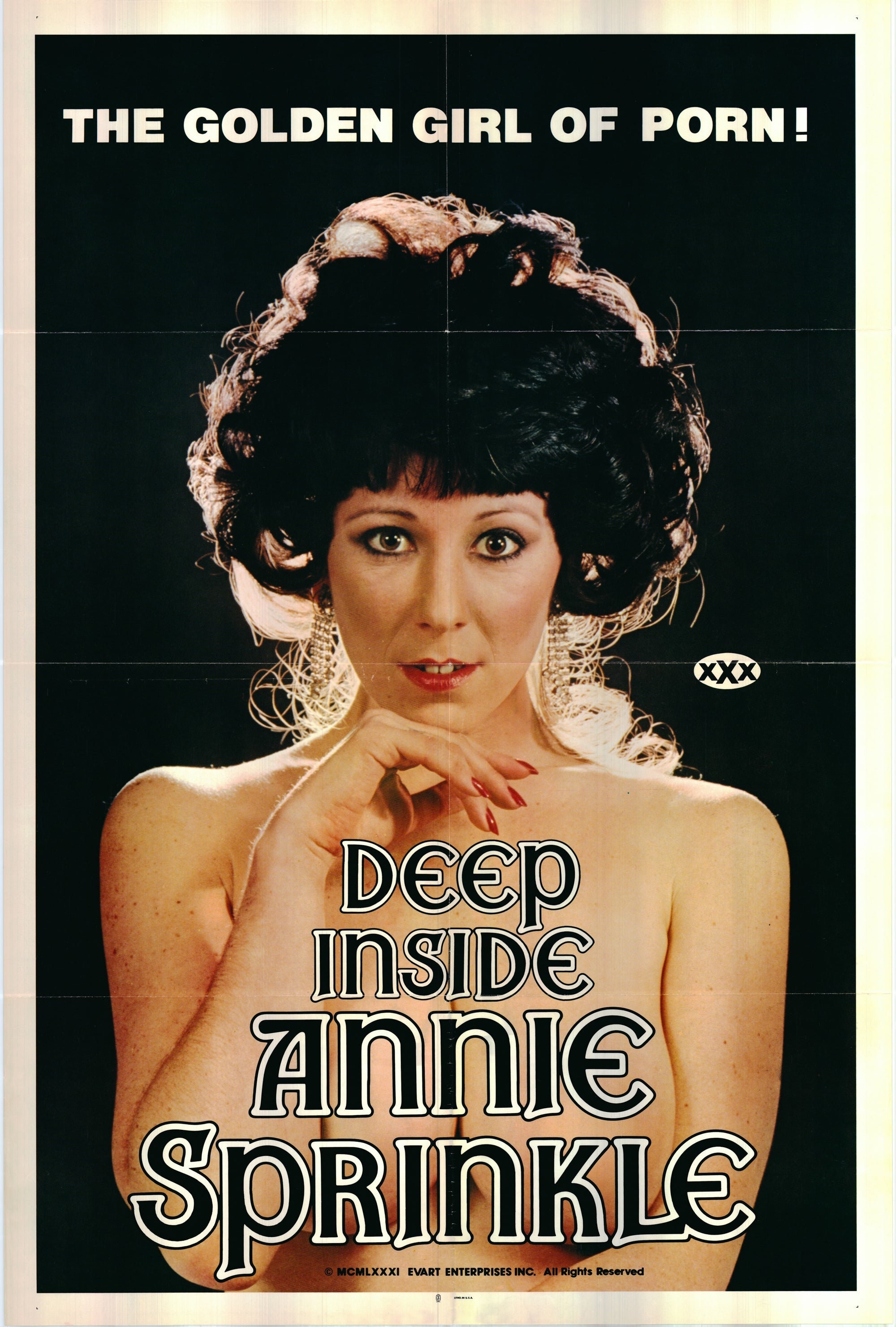 Deep Inside Annie Sprinkle 1981 One Sheet Poster Folded - Etsy