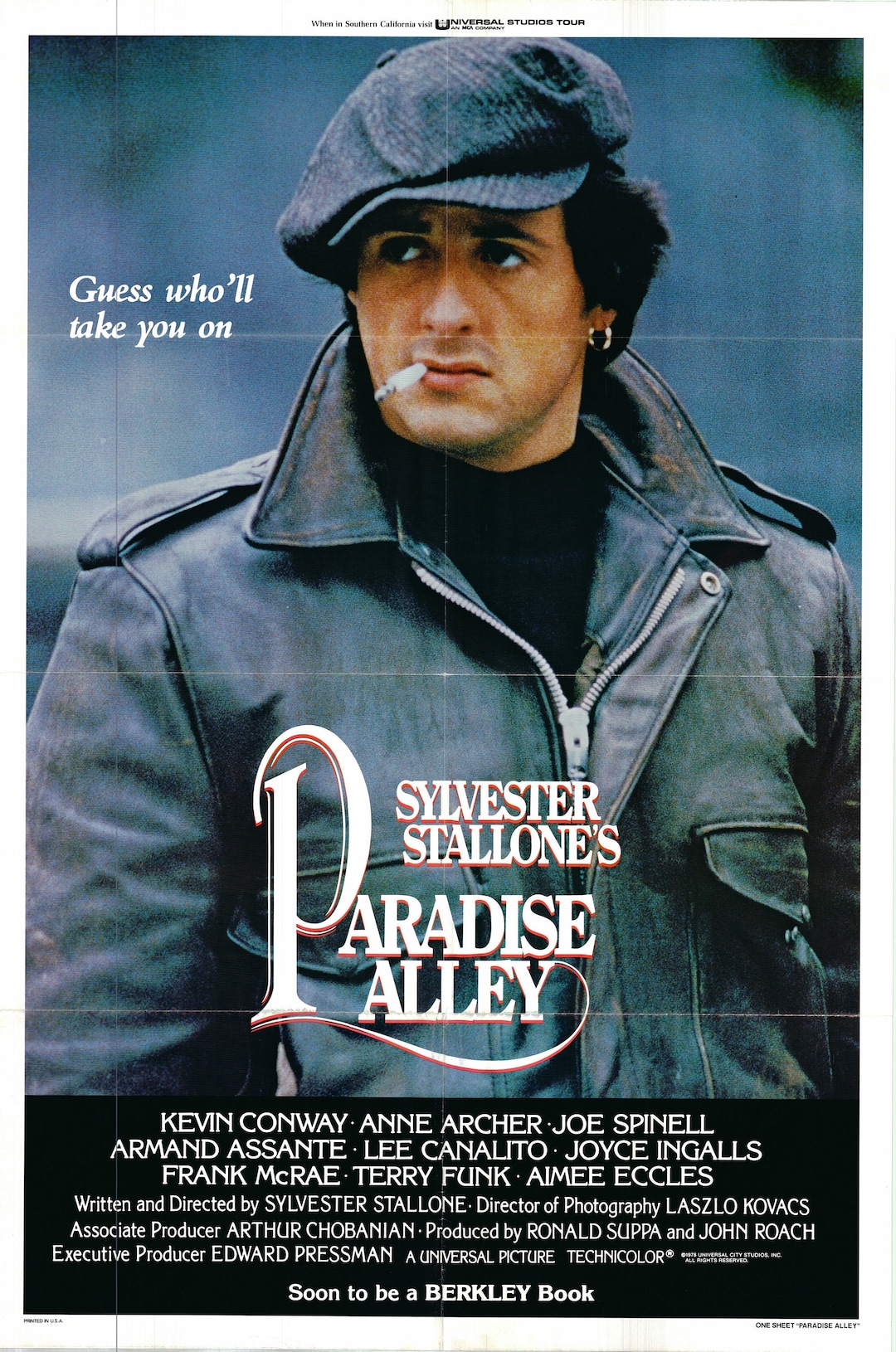 Paradise Alley 1978 One Sheet Poster Folded - Etsy