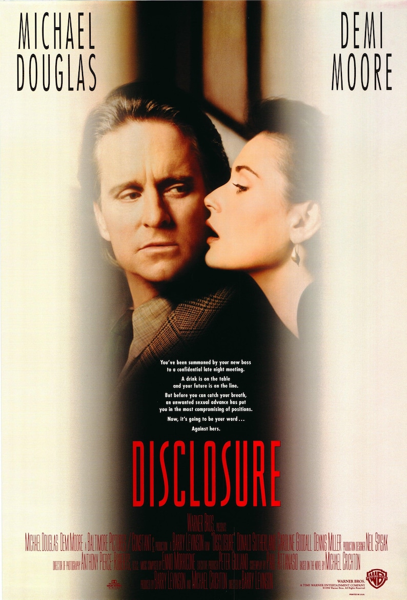 Disclosure 1994 One Sheet Poster Rolled - Etsy